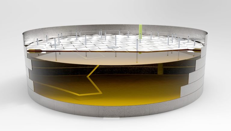 Performance of floating roof tanks in reducing evaporation and ...